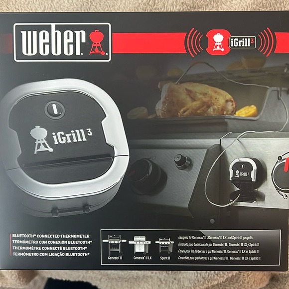 Weber | Kitchen | Weber Igrill 3 742 Bluetooth Connected Thermometer ...